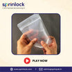 Buy Clear/Transparent Stand-Up Pouches–Plastic Ziplock Pouch – Sprinlock